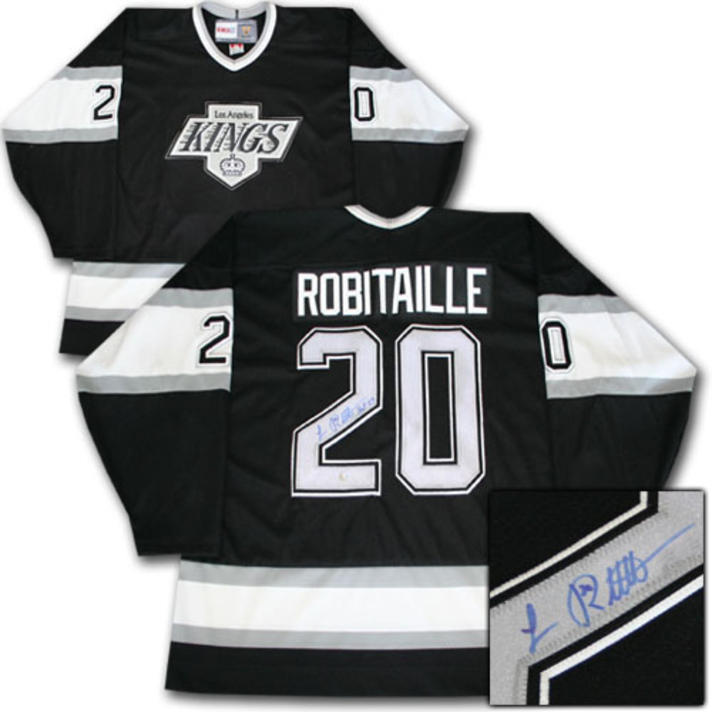 Luc Robitaille Autographed Los Angeles Kings Vintage Jersey - NHL Auctions