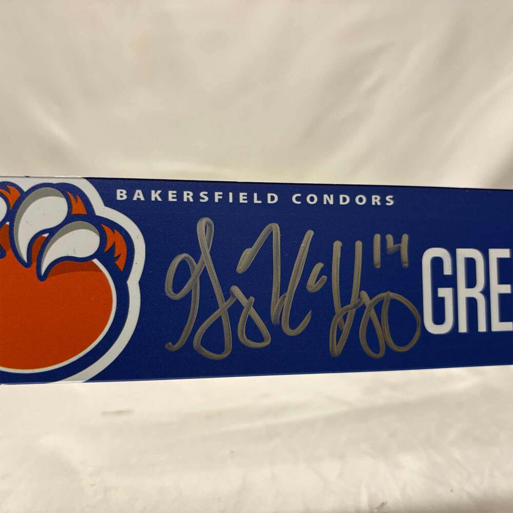 AHL Authentic - 2024-25 Bakersfield Condors Locker Room Nameplate ...