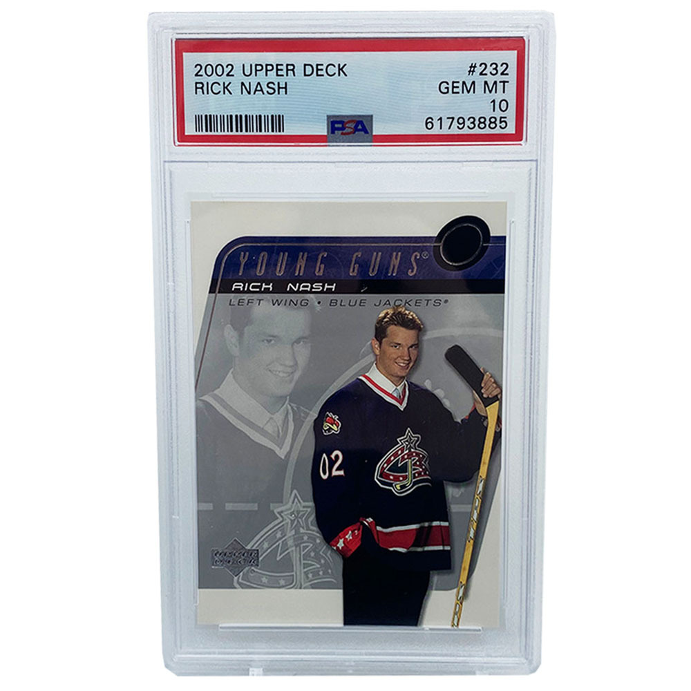 Rick Nash 2002-03 Upper Deck Young Guns Hockey Card - PSA 10 - NHL Auctions