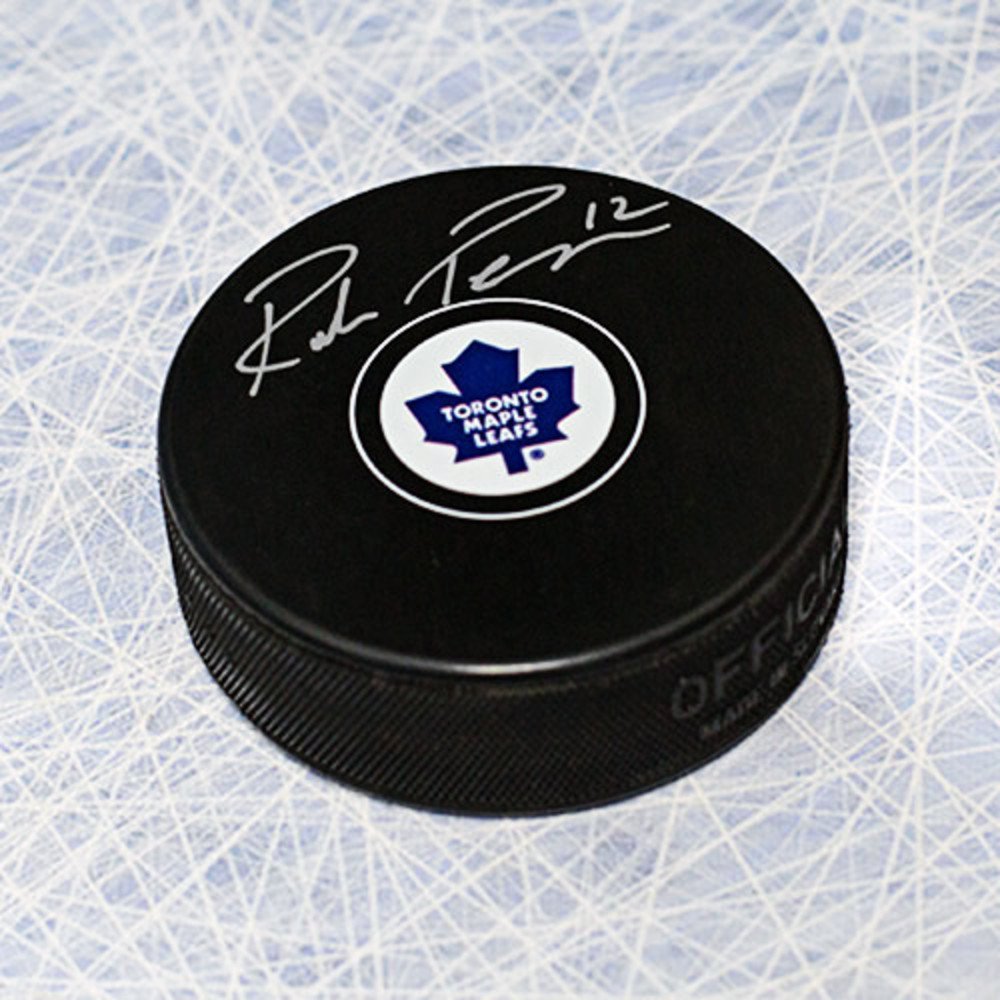 Rob Pearson Toronto Maple Leafs Autographed Hockey Puck - NHL Auctions