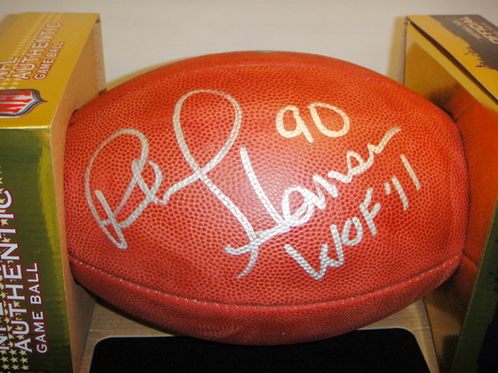 BILLS PHIL HANSEN SIGNED AUTHENTIC FOOTBALL | The official auction site ...