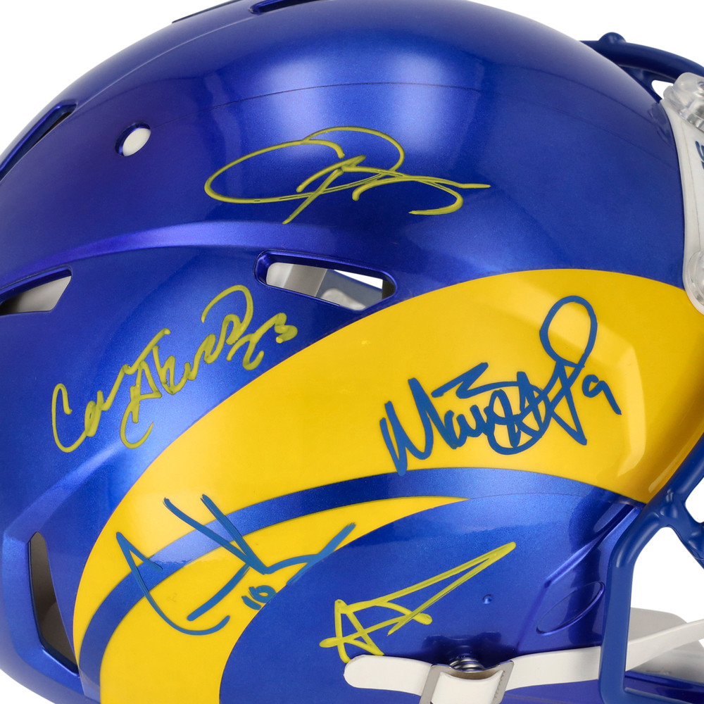 Los Angeles Rams Autographed Riddell Super Bowl LVI Champions Speed ...