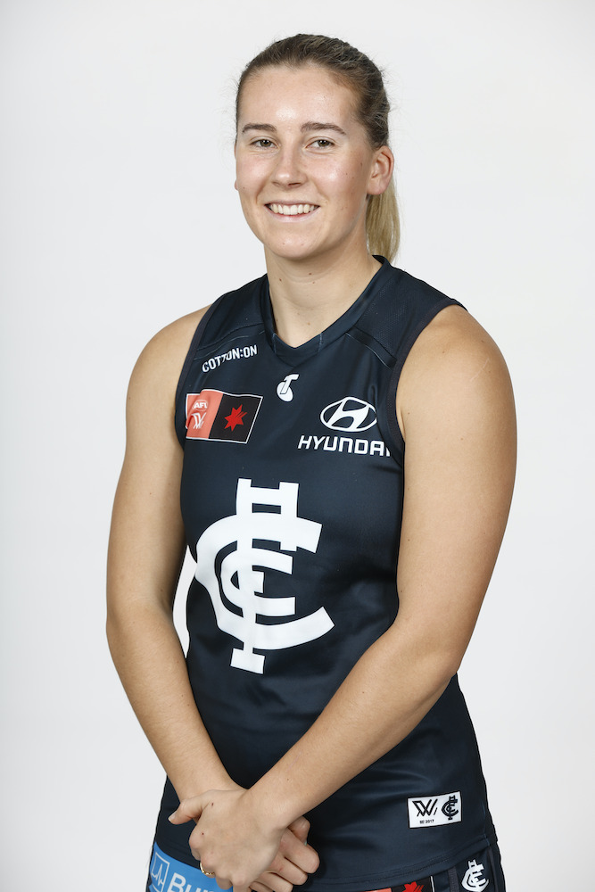 2023 AFLW Round 10 Pride Guernsey - Mimi Hill | The Carlton Shop Auctions