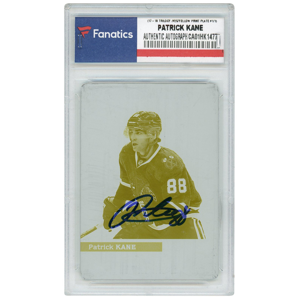 Patrick Kane Chicago Blackhawks Autographed 2017-18 Upper Deck Trilogy ...