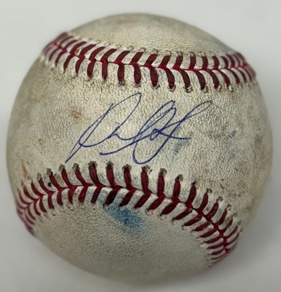 Paul Skenes Autographed Game Used Baseball (CIN vs PIT 6-17-24) | MLB ...