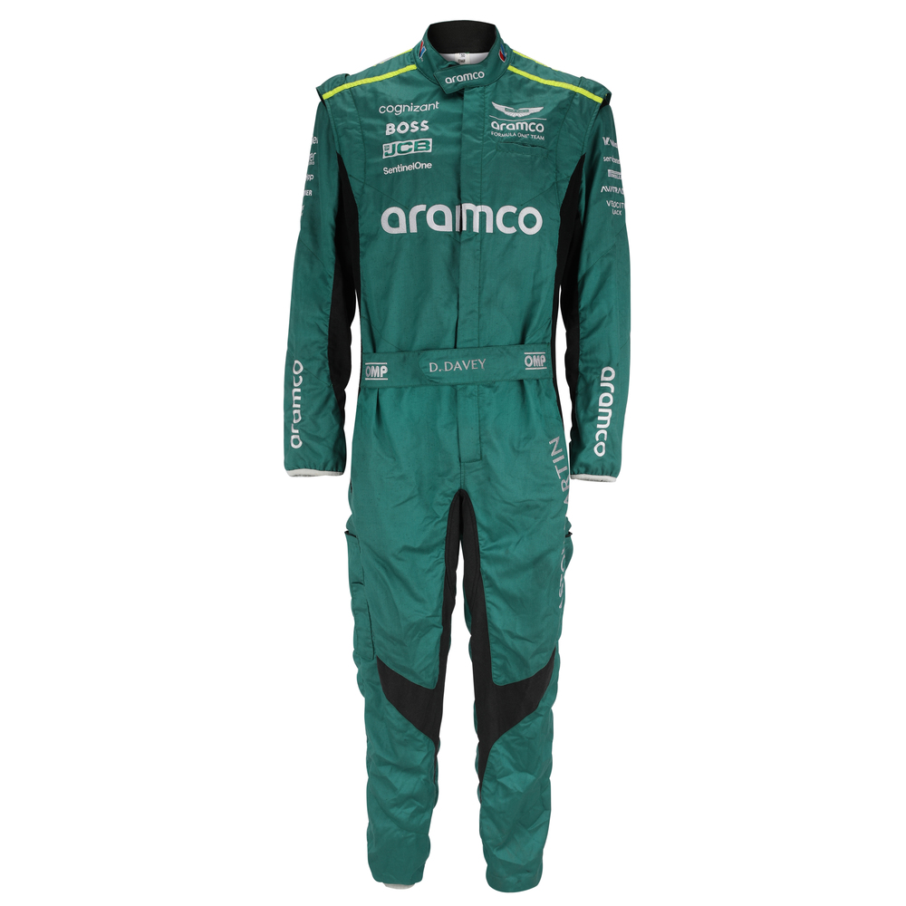 ASTON MARTIN 2024 PIT CREW SUIT - OFFICIAL TEAM RACE-WORN (D.Davey ...