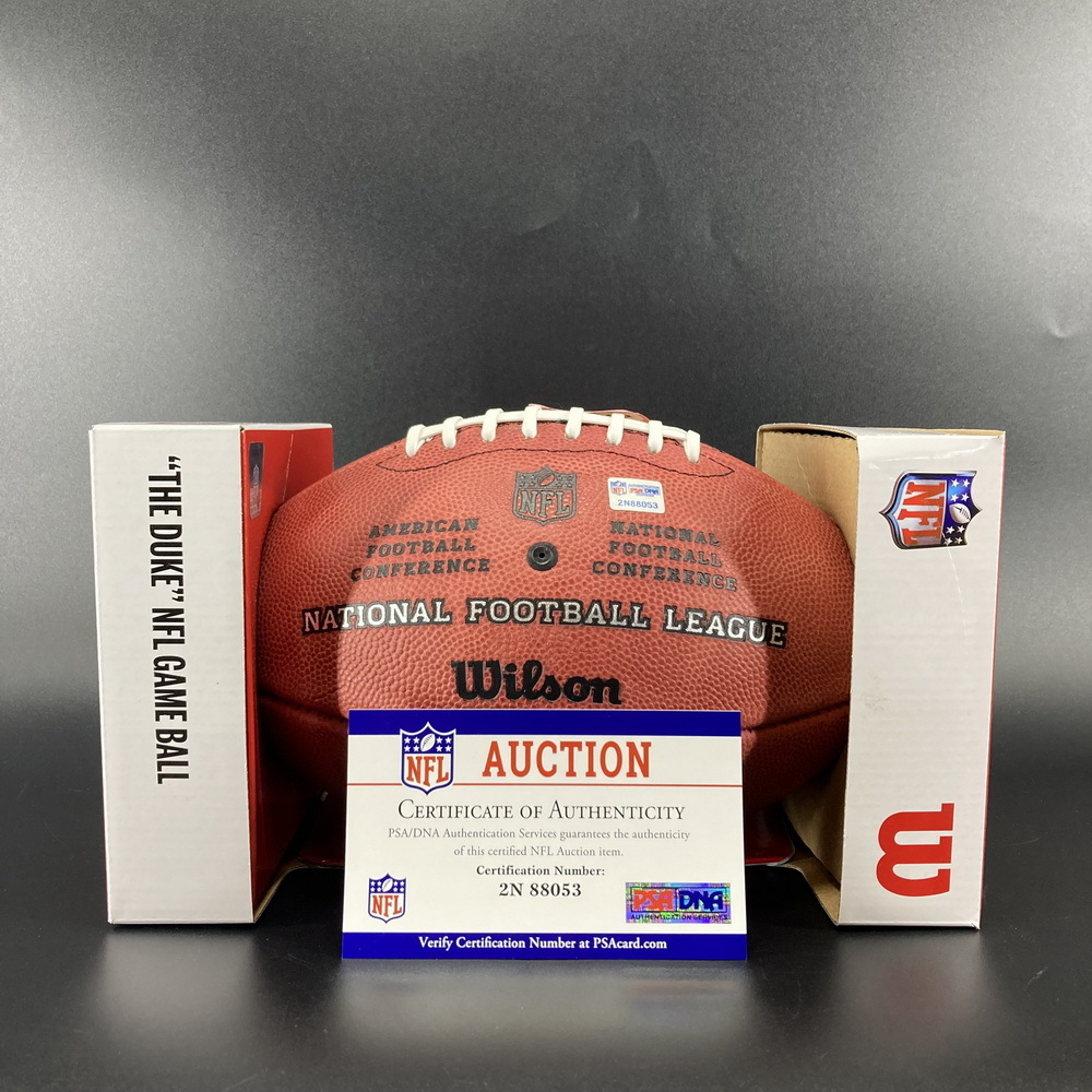Bills - Devin Singletary signed Football | The official auction site of ...