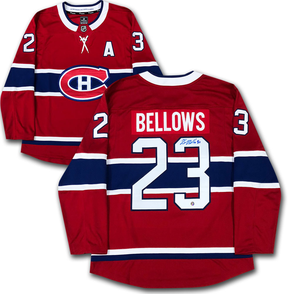 Brian Bellows Autographed Montreal Canadiens Jersey - NHL Auctions