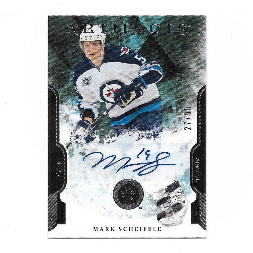 Mark Scheifele 2011-12 Upper Deck Artifacts Signed Rookie Card 27/99 ...