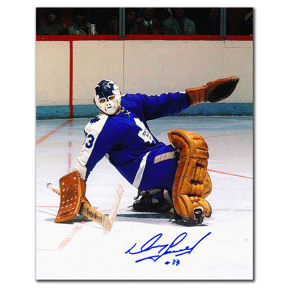 Doug Favell Toronto Maple Leafs ACTION Autographed 8x10 - NHL Auctions