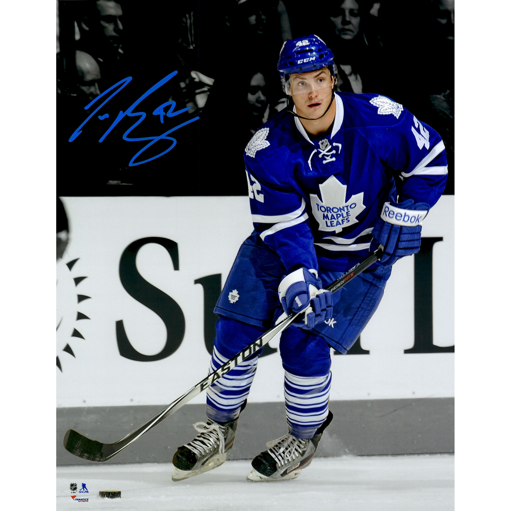 Tyler Bozak Toronto Maple Leafs Autographed 11" x 14" Spotlight ...