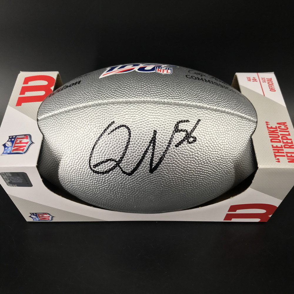 NFL - Colts Quenton Nelson Signed Silver 100 Seasons Commemorative ...
