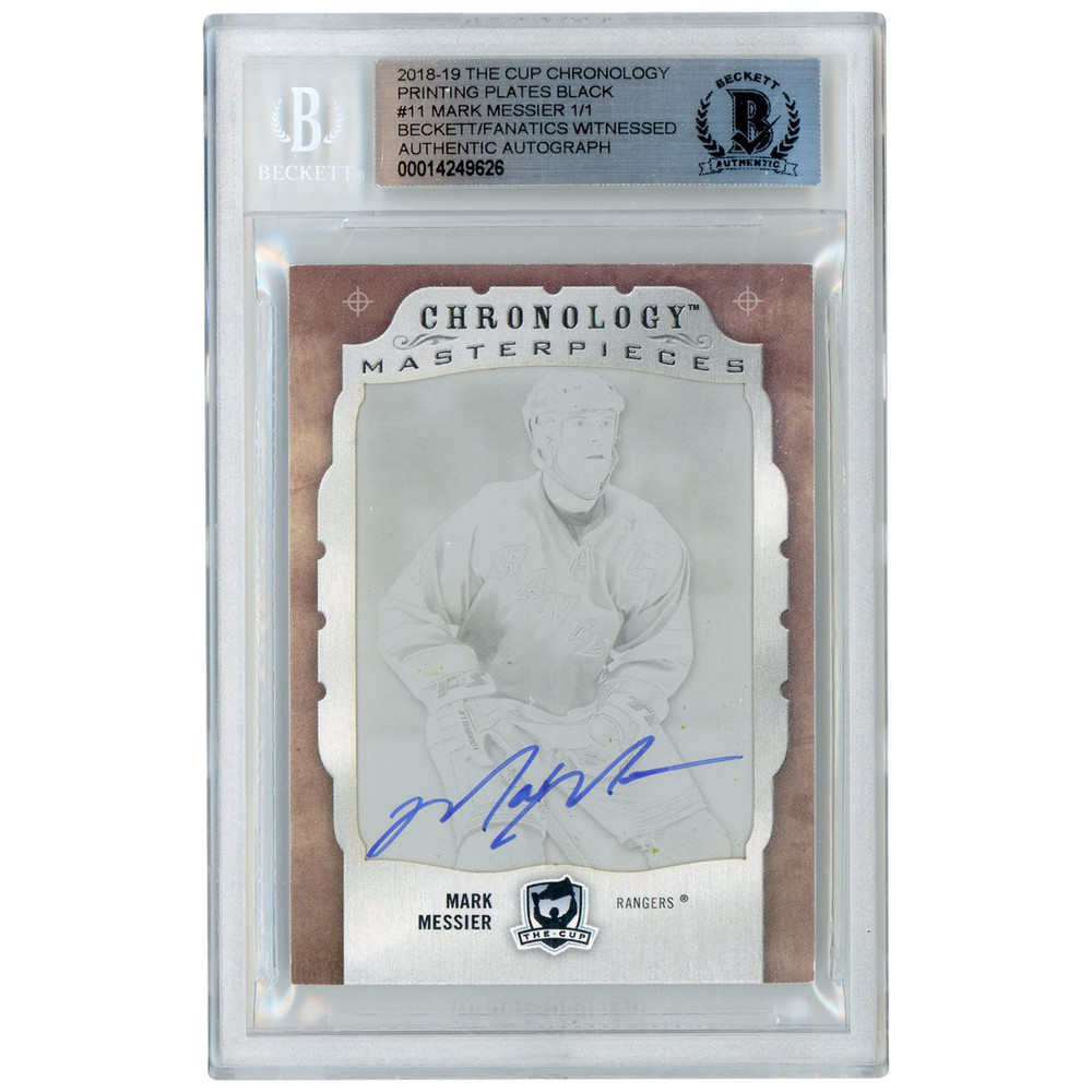 Mark Messier New York Rangers Autographed 2018-19 Upper Deck The Cup ...
