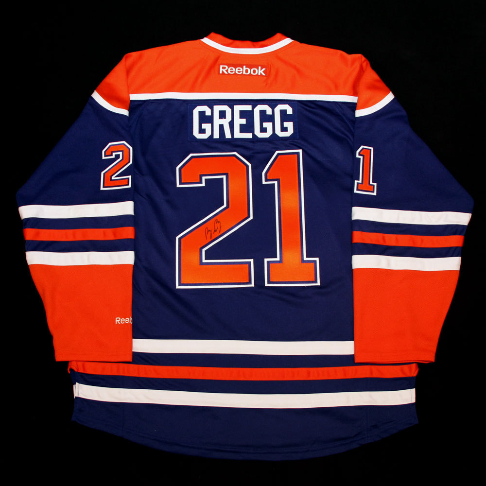 Randy Gregg #21 - Autographed 1984 Stanley Cup Champions 30 Year Legacy ...