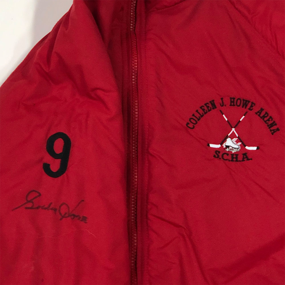 Gordie Howe Autographed Colleen J. Howe Arena Jacket - NHL Auctions