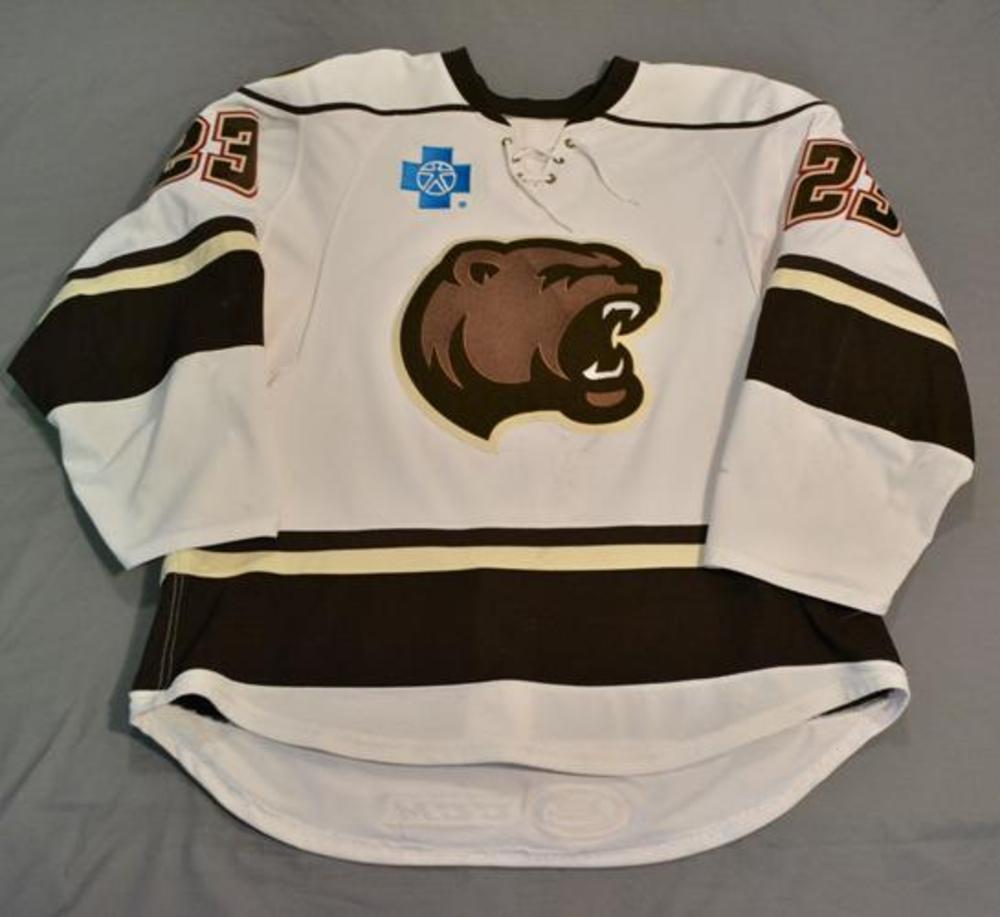 Chris Conner - Hershey Bears - 2014-15 Autographed Game-Worn Third ...