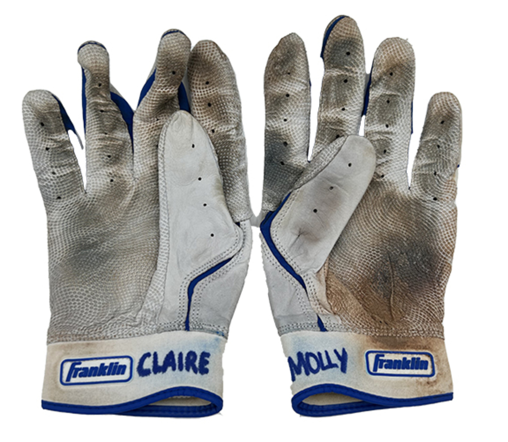 Patrick Wisdom Game-Used Batting Gloves - 1 BB, 1 R - Cardinals vs ...