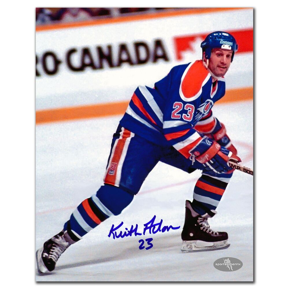Keith Acton Edmonton Oilers Autographed 8x10 - NHL Auctions