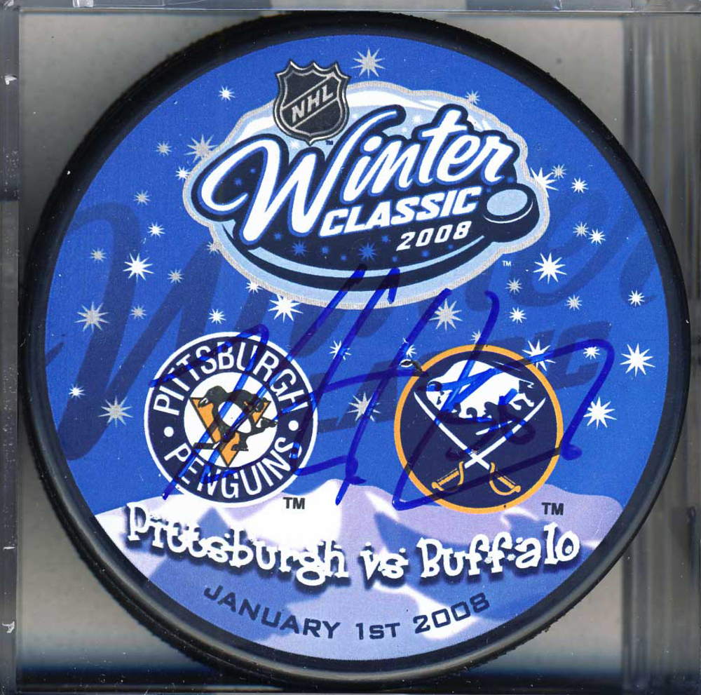 Kris Letang Pittsburgh Penguins Autographed 2008 Winter Classic Hockey ...