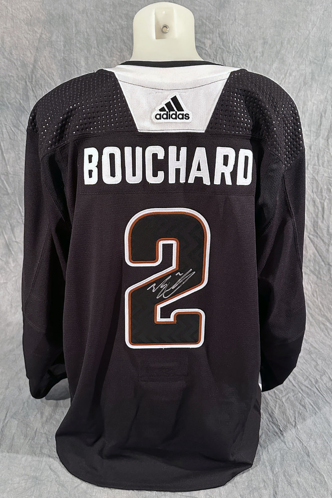 Evan Bouchard #2 - Autographed Edmonton Oilers 2023-24 Black History ...