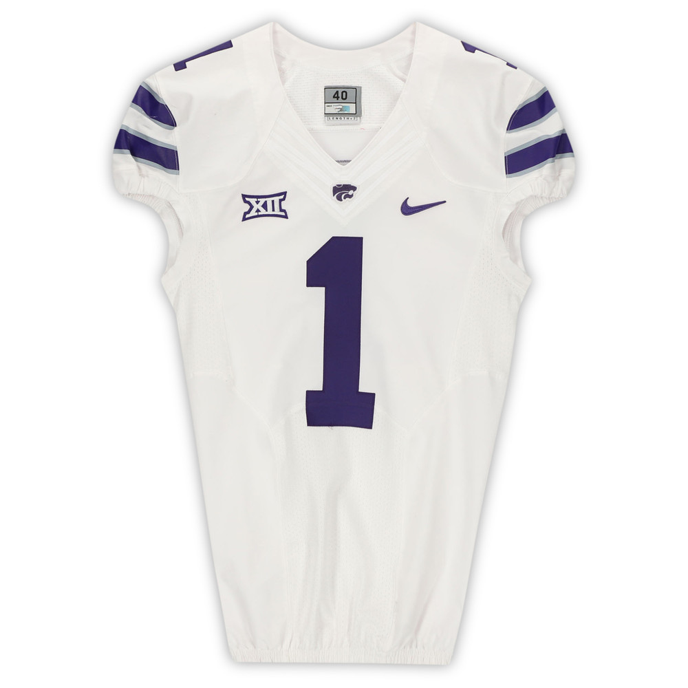 Kansas State Wildcats Game-Used Nike #1 Jersey from 2015-19 NCAA ...