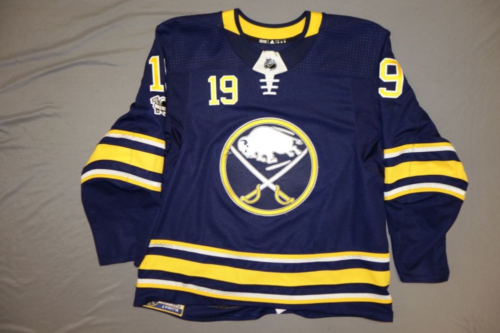 Jake McCabe Buffalo Sabres Game-Used 2017-18 Set 1 Home Jersey - NHL ...