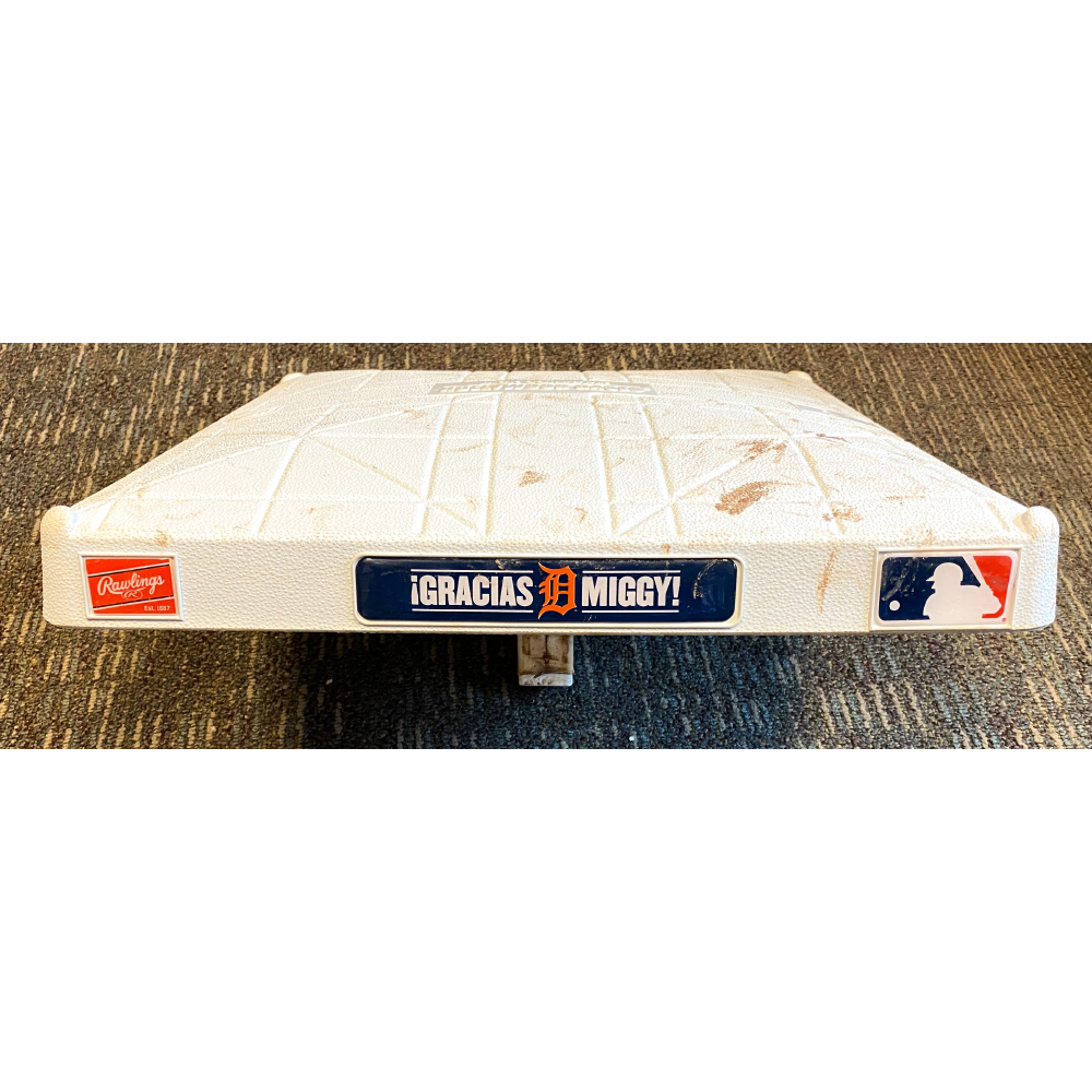 Cabrera Exclusive! Detroit Tigers 2023 Game-Used 3rd Base with Â ...