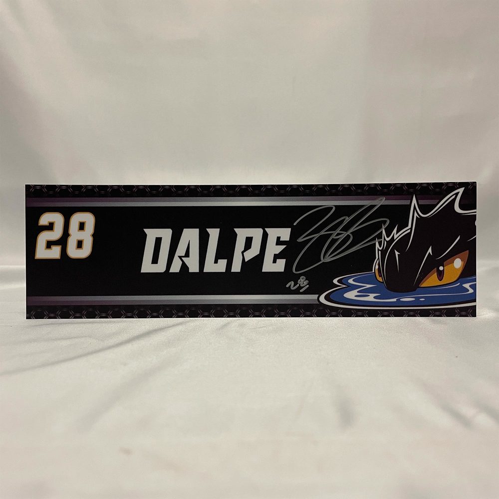 AHL Authentic - 2020-21 Cleveland Monsters Locker Room Nameplate Signed ...