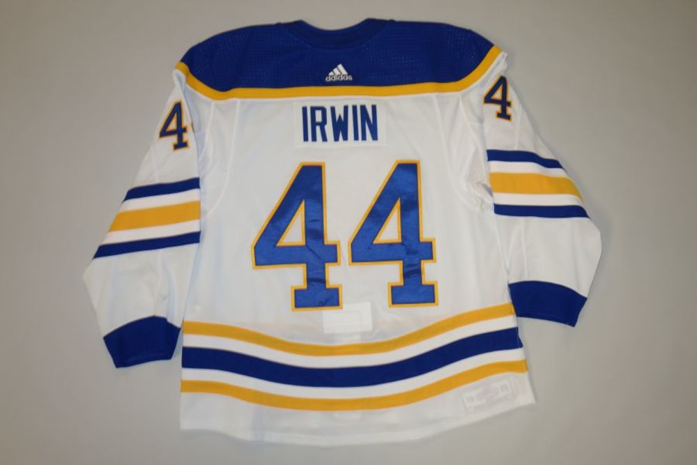 Matt Irwin 2020-21 Buffalo Sabres Set 2 Away Jersey - NHL Auctions