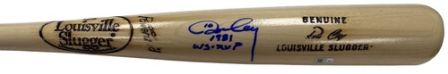Ron Cey Autographed "1981 WS MVP" Game Model Louisville Slugger Bat ...