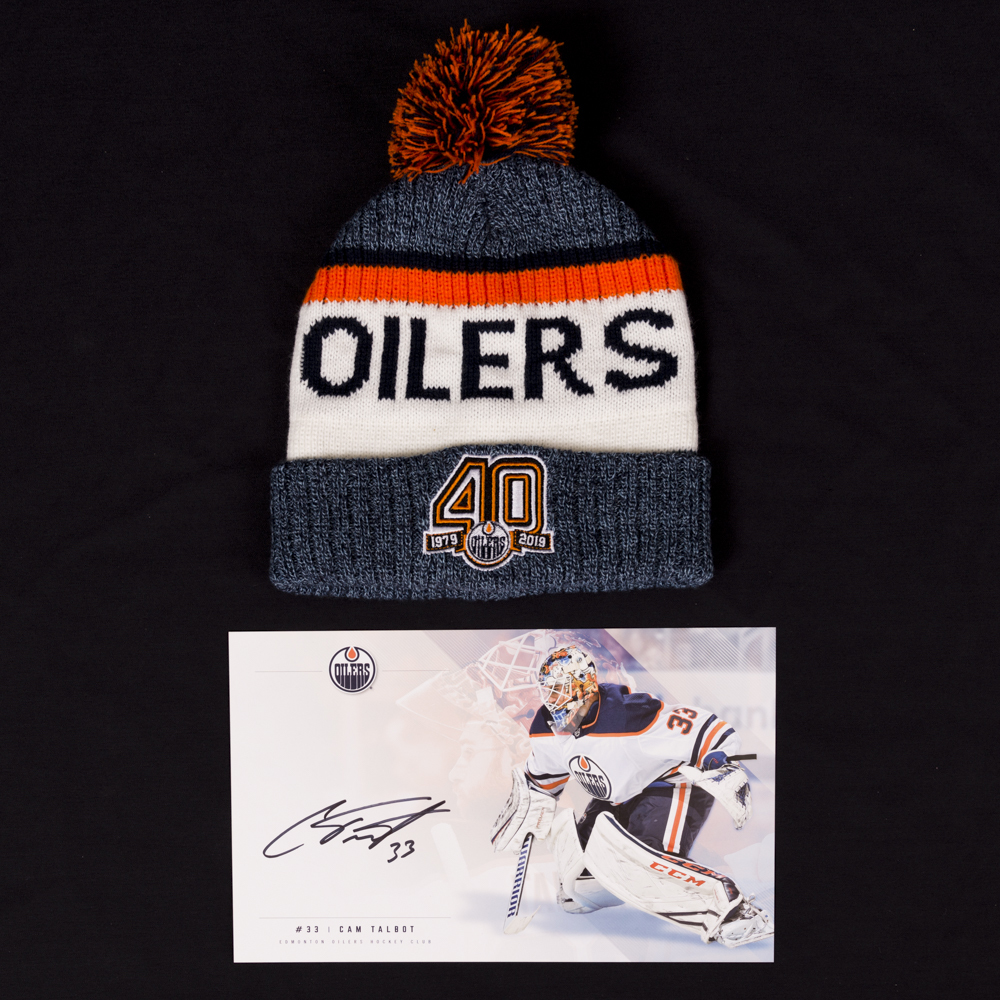 Cam Talbot #33 - Autographed Edmonton Oilers Player Card And Ltd ...