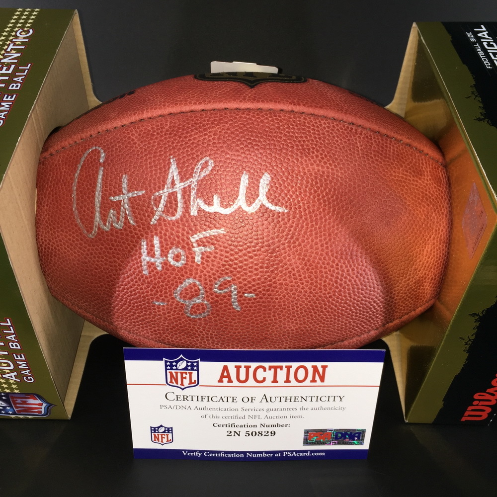 HOF - Raiders Art Shell Signed Authentic Football | The official ...