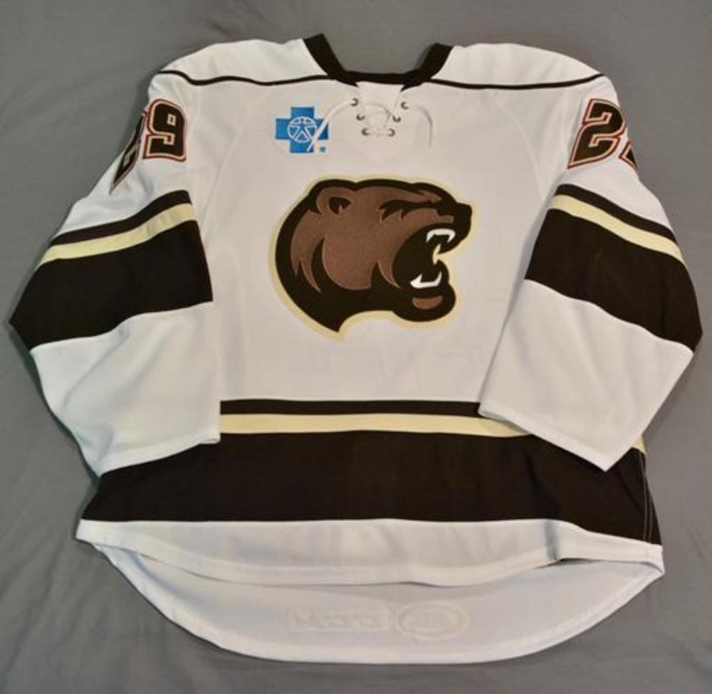 Wade Epp - Hershey Bears - 2014-15 Game-Issued Third Jersey - NHL Auctions