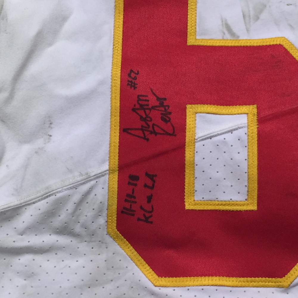 NFL - Chiefs Austin Reiter Games Used Jersey Size 46 (11/19/18) | The ...
