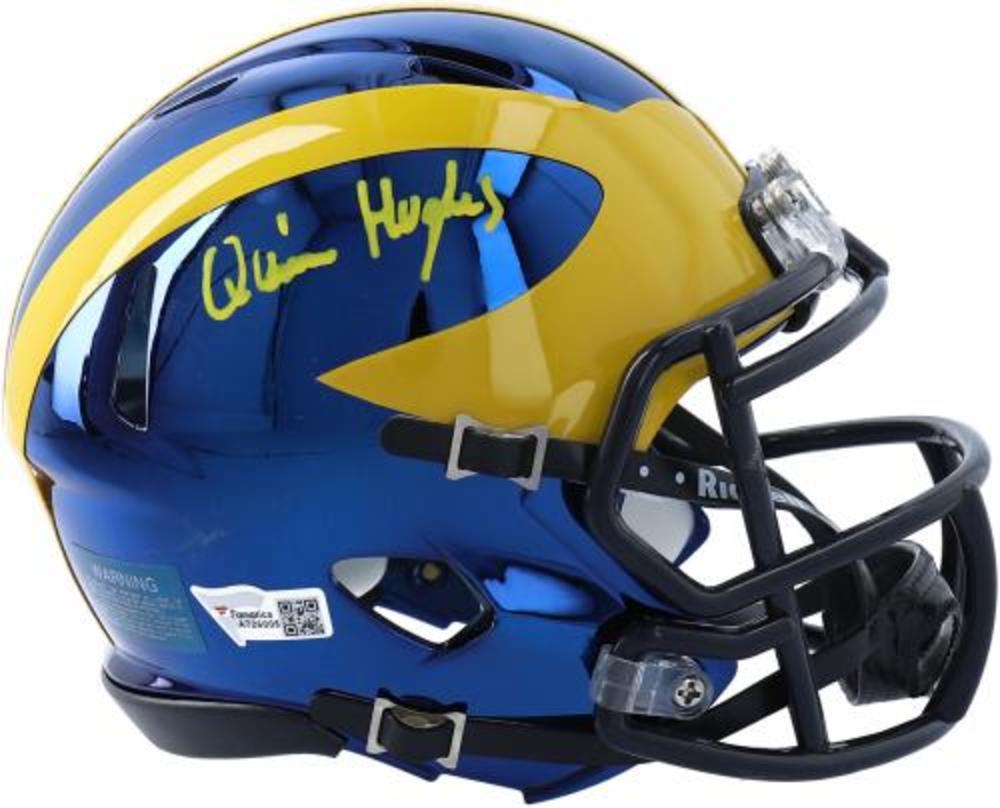 Quinn Hughes Vancouver Canucks Autographed Michigan Wolverines Chrome ...