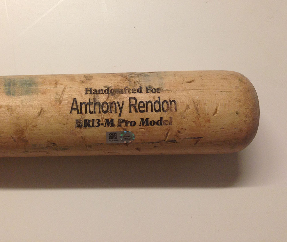Game-Used Broken Bat: Anthony Rendon - vs. Chicago Cubs - July 6, 2014 ...