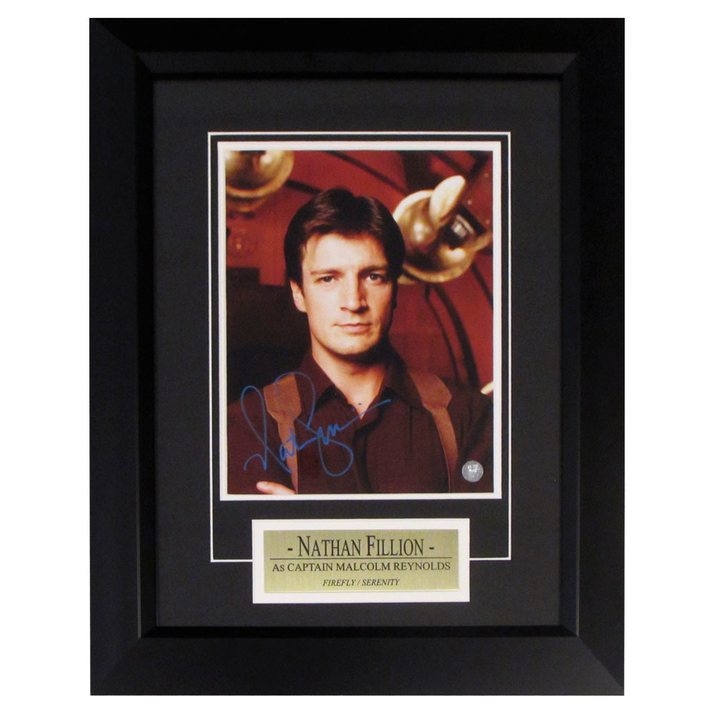Nathan Fillion Autographed 8X10 Framed Photo as Captain Malcolm ...