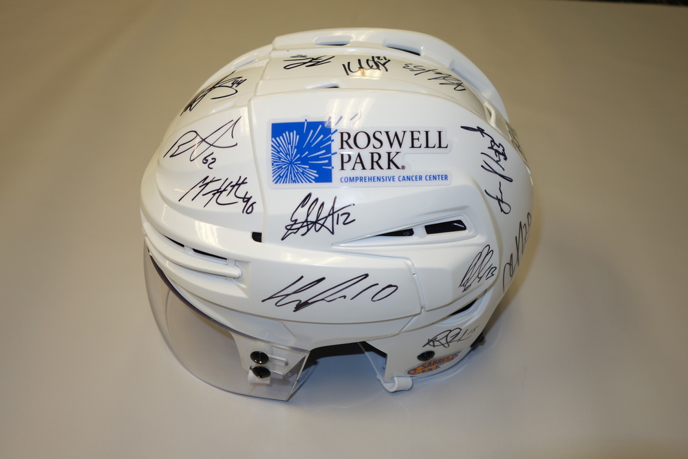 2021 Buffalo Sabres Team Signed Road Helmet - NHL Auctions