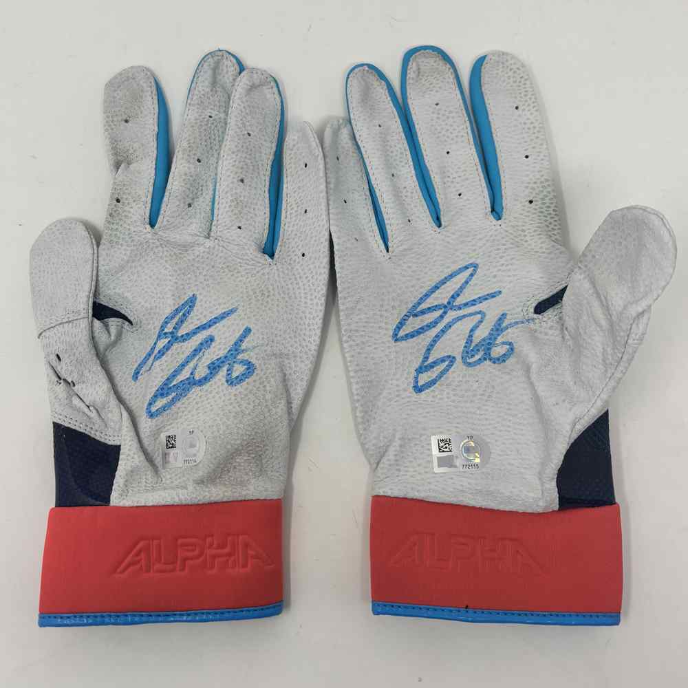 Brett Baty #22 - Autographed Team Issued Batting Gloves - 2023 Season ...