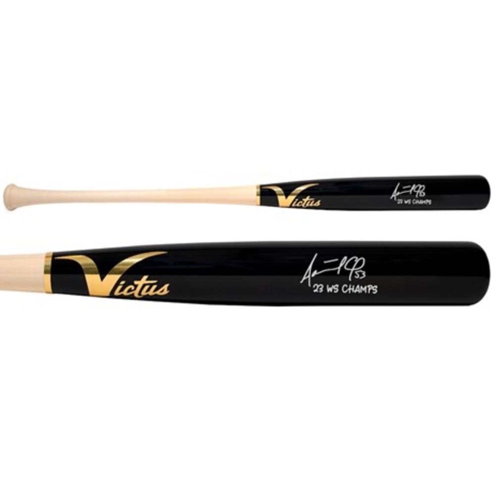 Adolis Garcia Autographed "23 WS Champs" Victus Game Model Bat ...