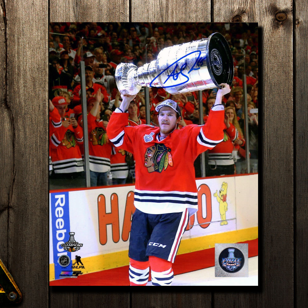 Andrew Shaw Chicago Blackhawks 2015 Stanley Cup Autographed 8x10 - NHL ...