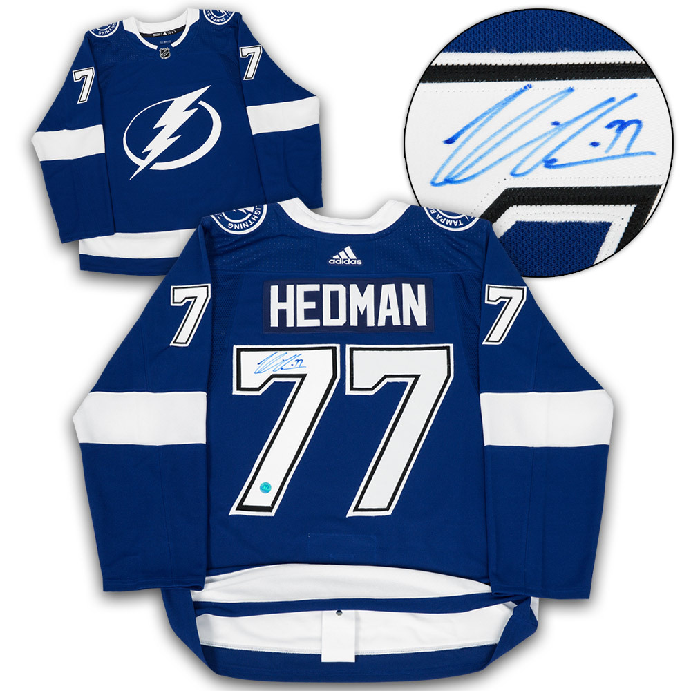 Victor Hedman Autographed Tampa Bay Lightning adidas Jersey - NHL Auctions