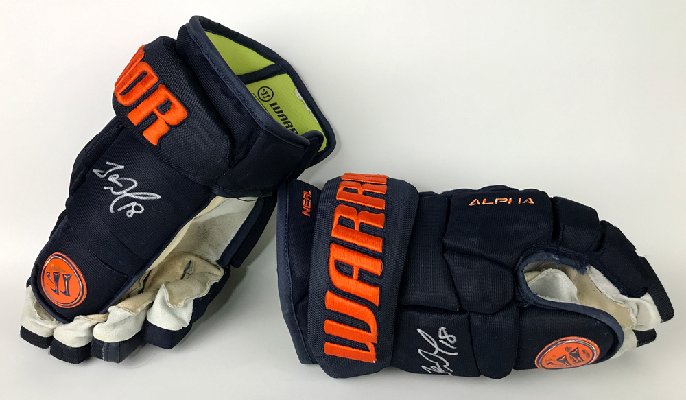 James Neal #18 - Autographed 2019-20 Edmonton Oilers Game-Worn Warrior ...