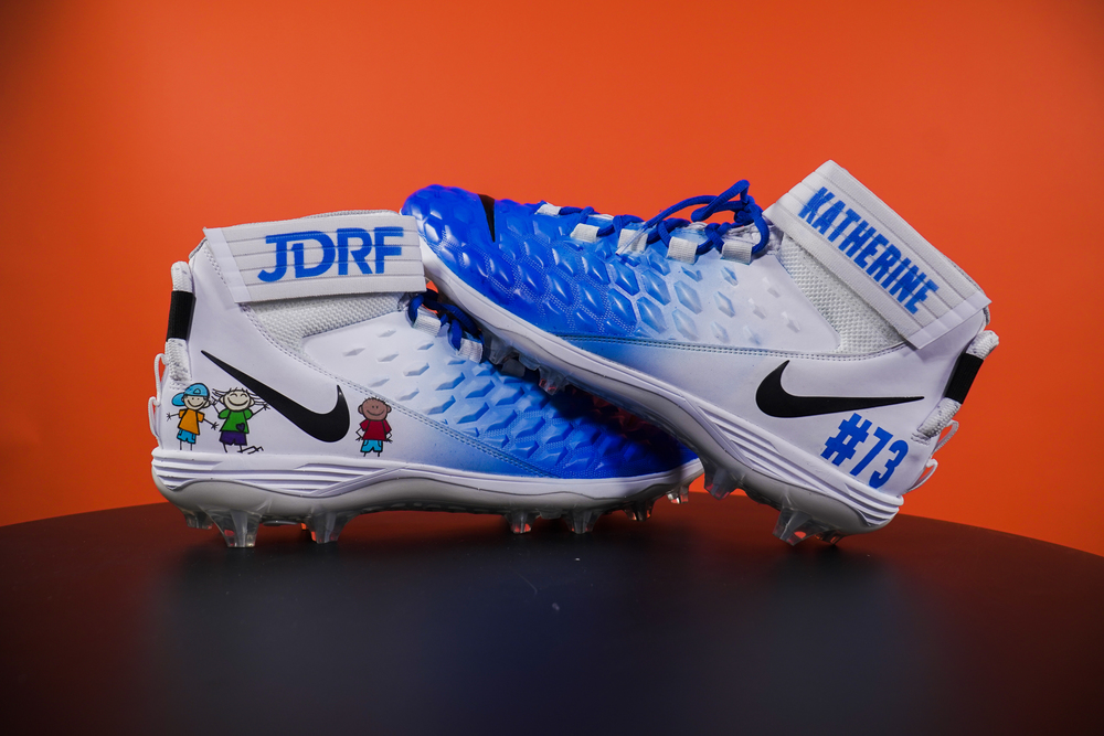 MCMC Bengals Jonah Williams Custom Cleats Supporting - JDRF | The ...