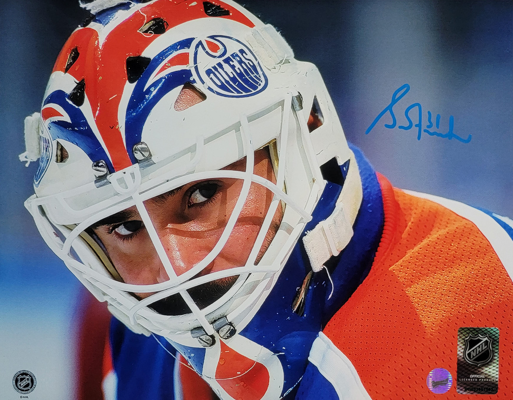 Grant Fuhr Edmonton Oilers Signed Unframed 8x10 Close-Up Photo - NHL ...