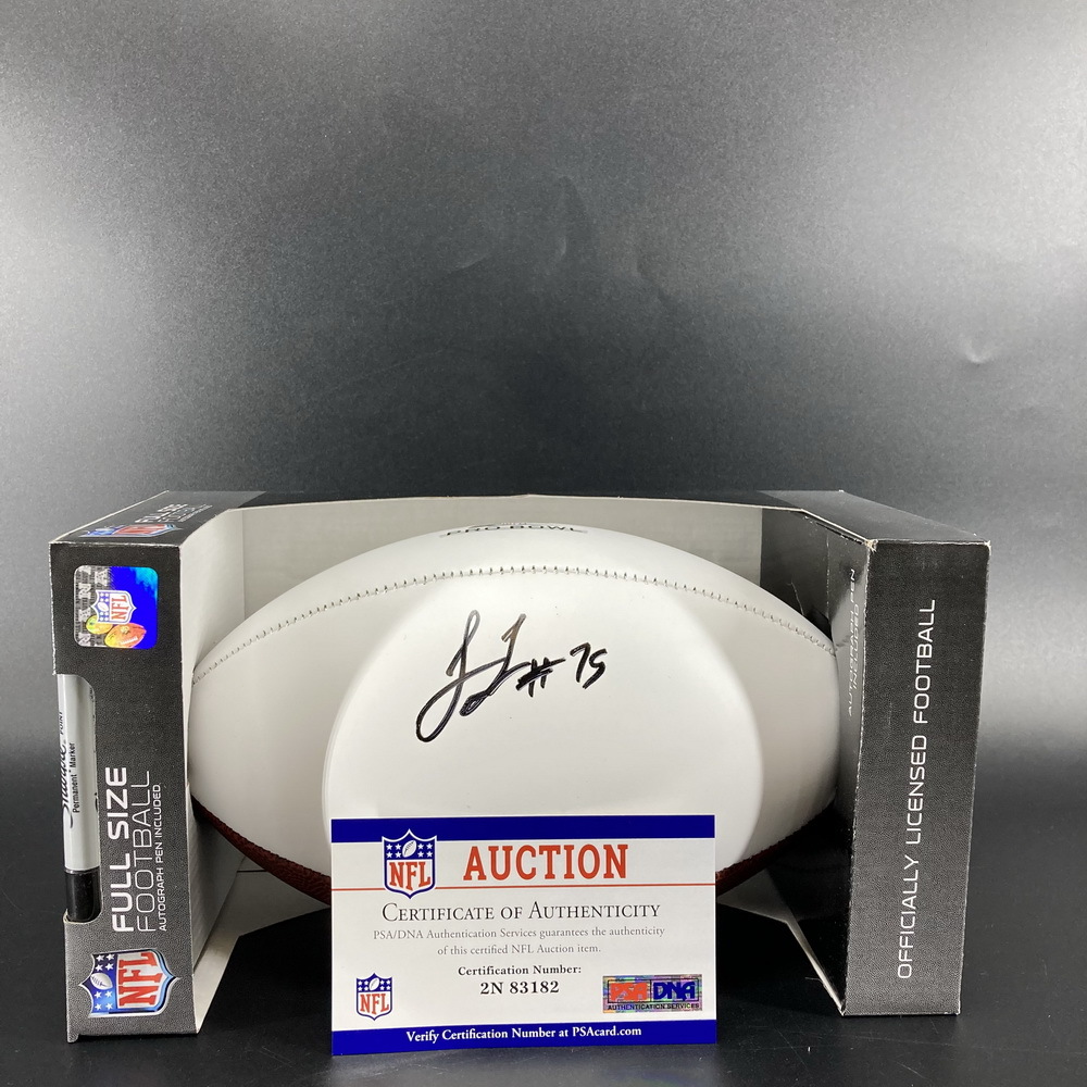 NFL - Jets Laken Tomlinson Signed Pro Bowl Panel Ball | The official ...