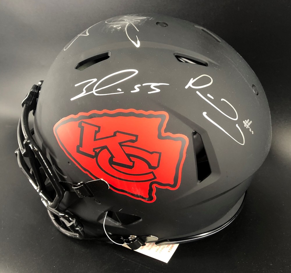 Chiefs - Multi signed Eclipse Helmet featuring 2021 Pro Bowlers ...