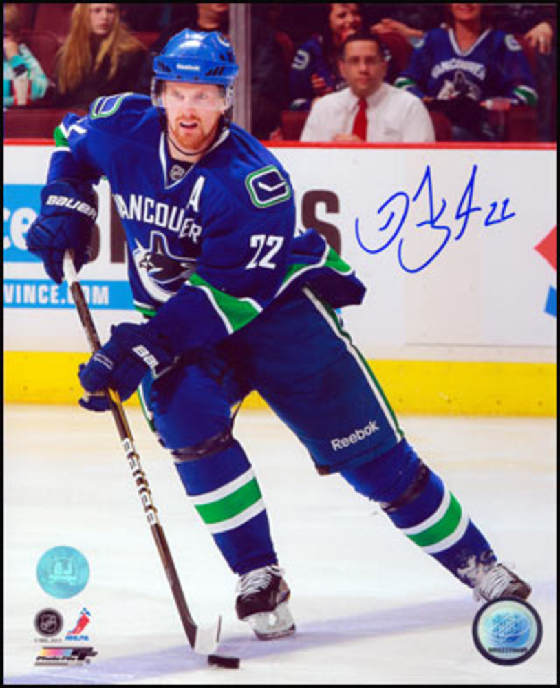Daniel Sedin Vancouver Canucks Autographed 8X10 Photo - NHL Auctions