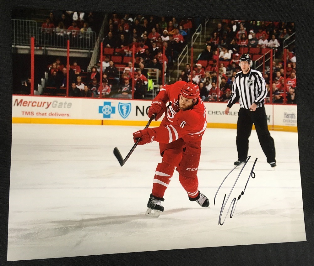 Tim Gleason #6 Autographed 8x10 Photo - NHL Auctions