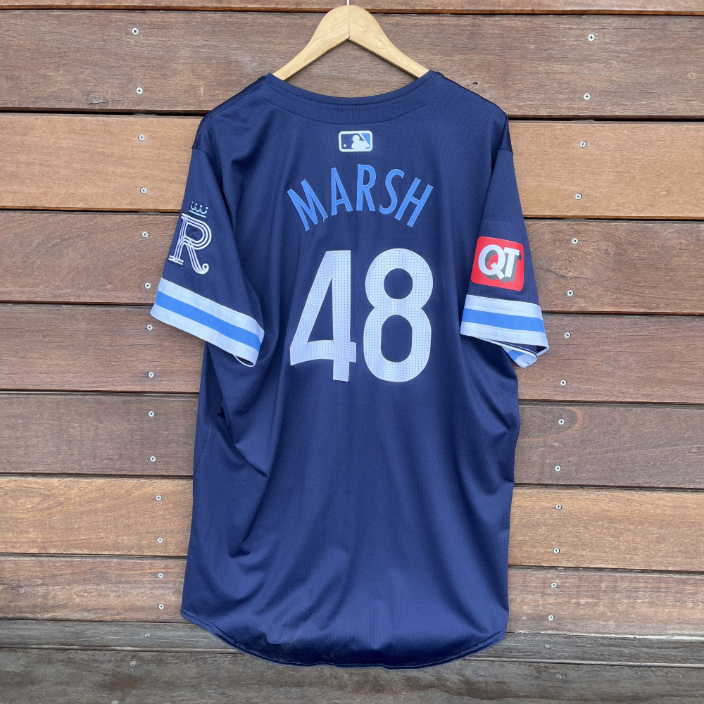 Game-Used City Connect Edition Jersey: Alec Marsh #48 (KC@KC 9/20/24) | Kansas City Royals Auctions